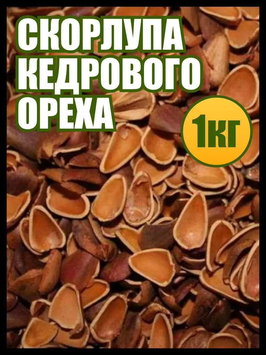 Скорлупа кедрового ореха 1 кг. купить в интернет-магазине Мед-Конфитюр ...